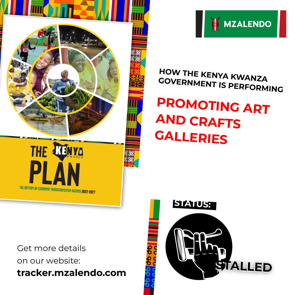 Promoting art and crafts galleries - Promise Tracker
